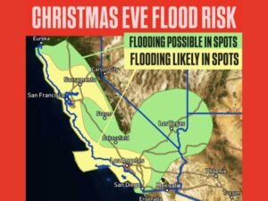 California and Nevada at Risk for Christmas Eve Flooding as Strong ...