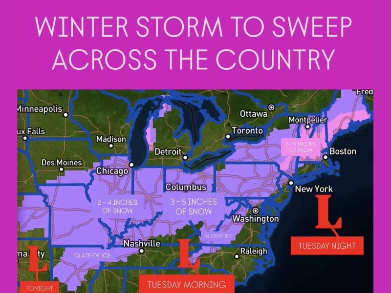 Major Winter Storm to Hit Chicago, Detroit, Columbus, and New York With ...