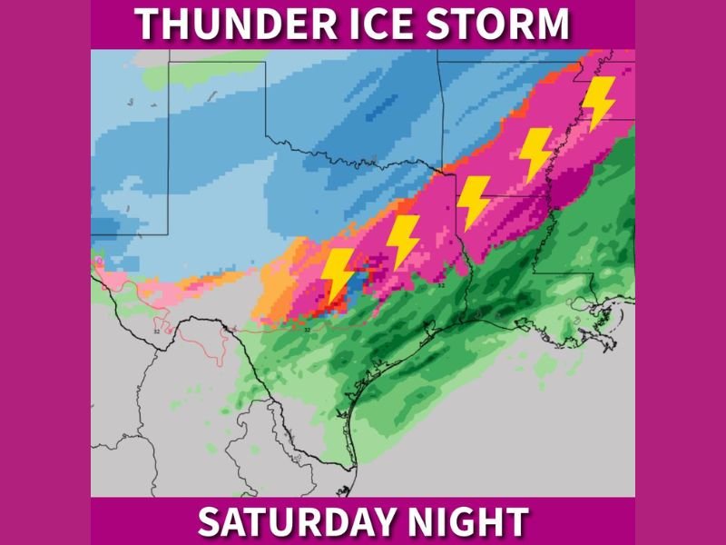 Thunder-Ice Winter Storm May Trigger Lightning, Freezing Rain, and ...