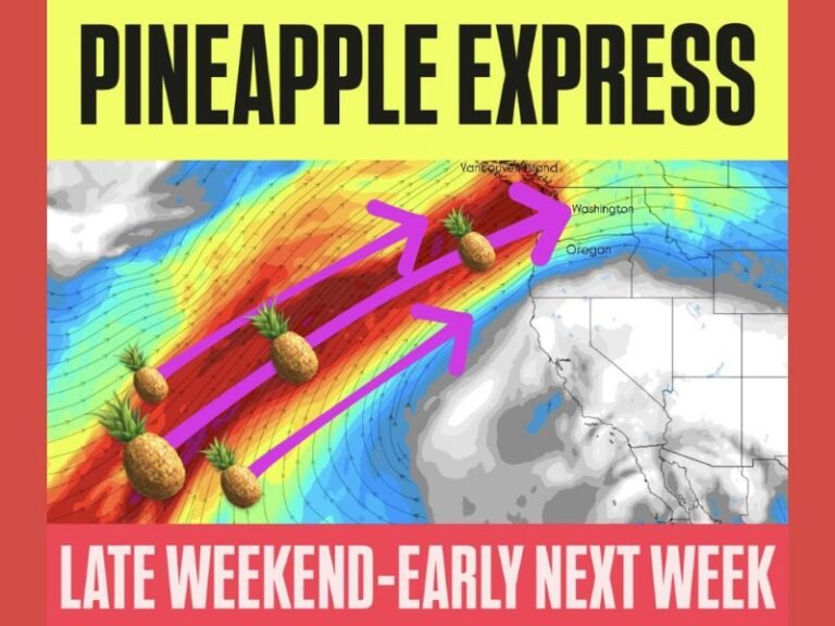 Western Washington and Vancouver Island Face “Pineapple Express ...