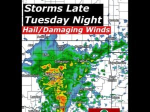 Oklahoma Storm Alert: Late-Night Thunderstorms Could Bring Large Hail ...