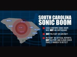 Mysterious Sonic Boom Shaking South Carolina Including Columbia ...